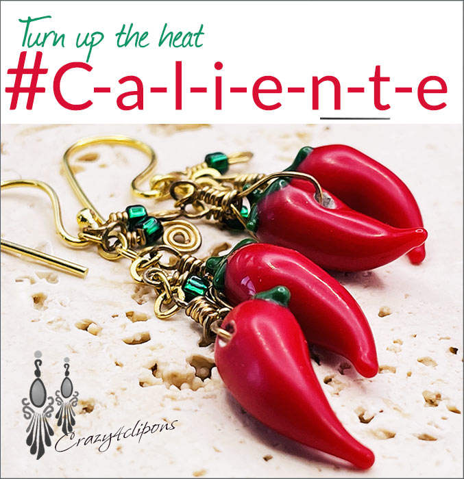 Turn Up the Heat with Red Chili Pepper Hot Clip Earrings!